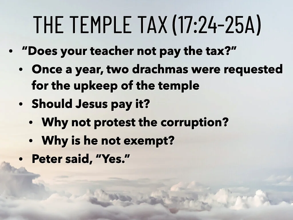 Are You Free? (Matthew 17:24-27) — Saraland Christians