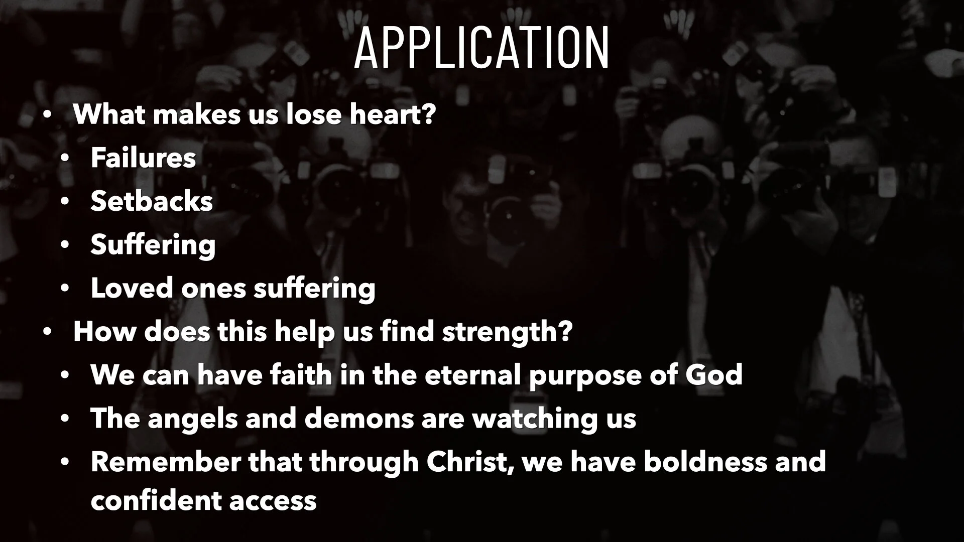 Don't Lose Heart (Ephesians 3:1-13) — Saraland Christians