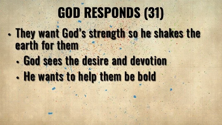 Praying for Boldness (Acts 4:23-31) — Saraland Christians