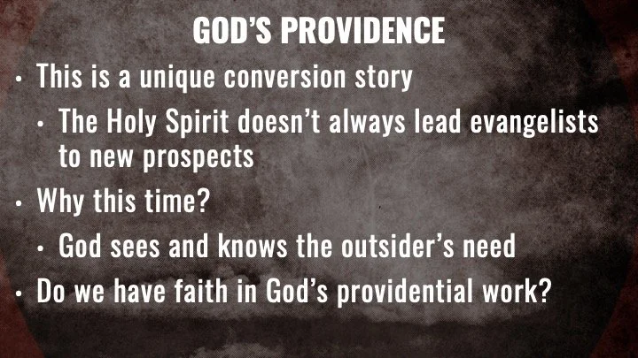 Divine Appointments (Acts 8:26-40) — Saraland Christians