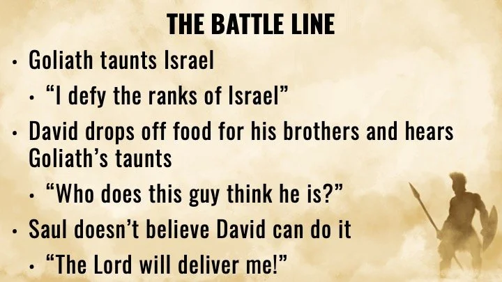 God Wins (1 Samuel 17) — Saraland Christians