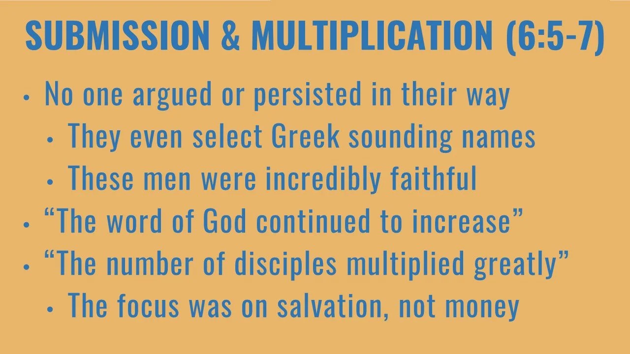 Ready To Serve (Acts 6:1-7) — Saraland Christians