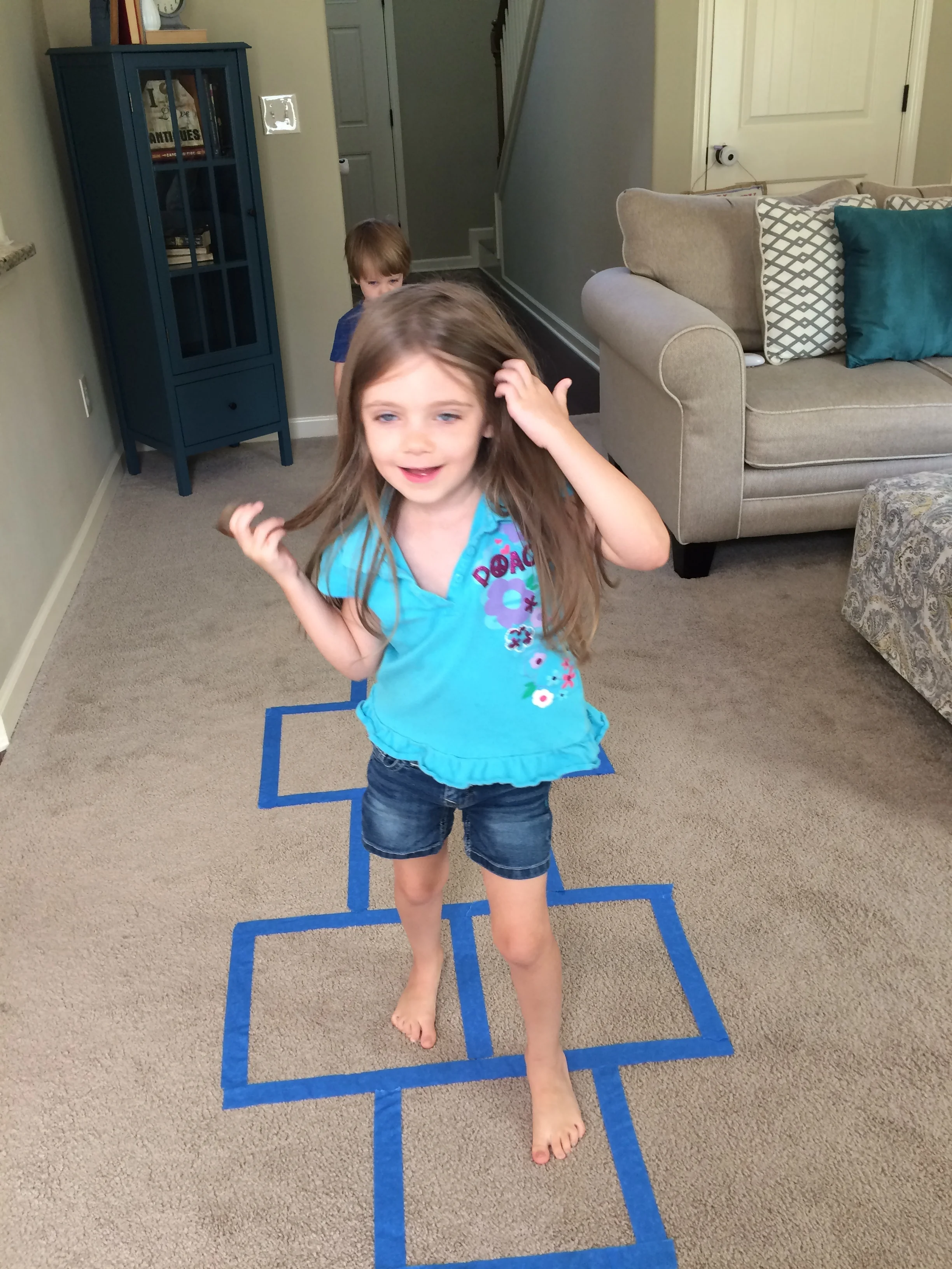Rainy Day Fun: Indoor Hopscotch — Emily Paige Skeen