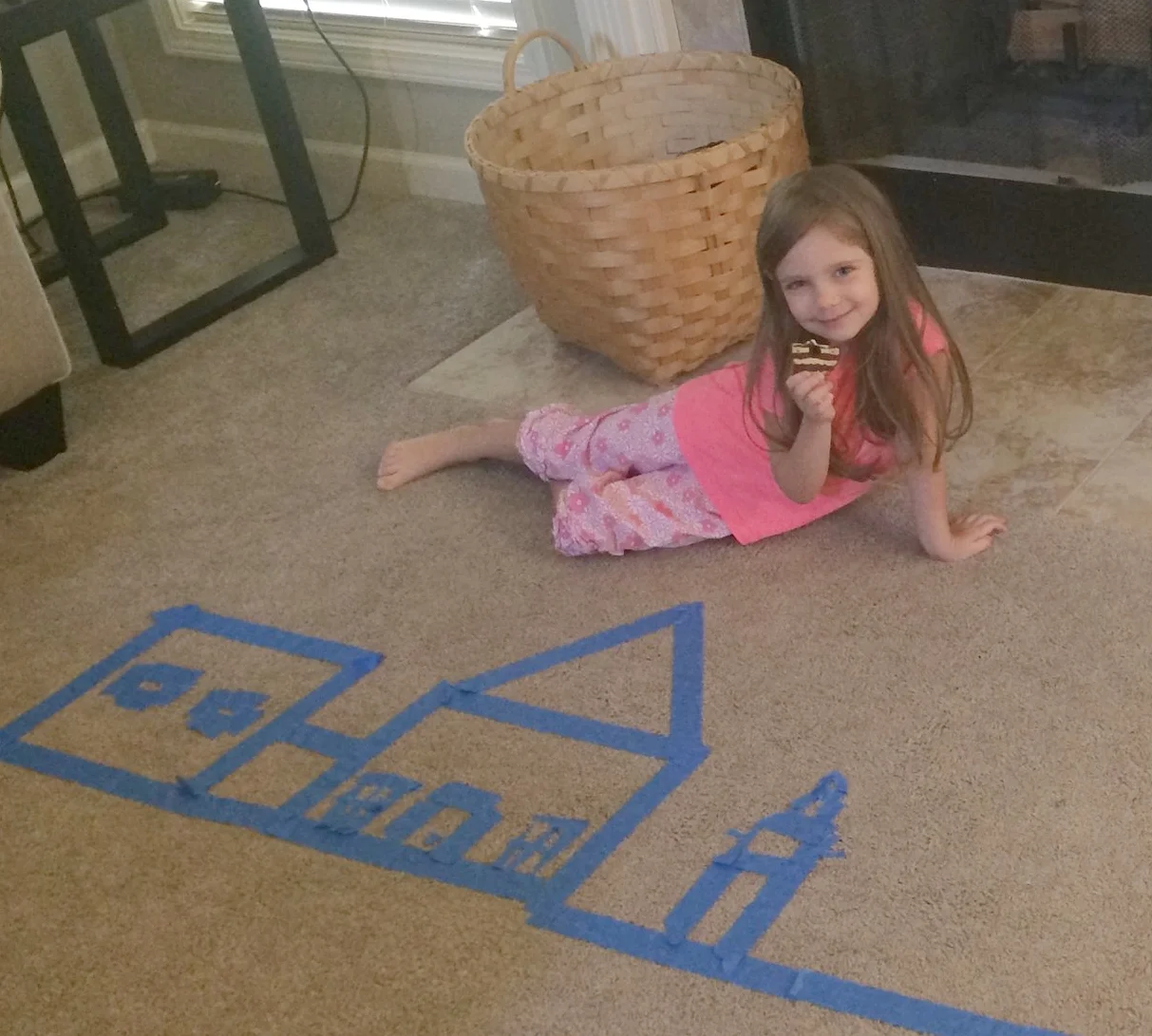 Easy Indoor Hopscotch Game for Rainy Days — Content for Christ