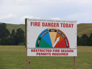 Living in New Zealand: Fire Danger Signs and Warning Wheels — Alex Hallatt