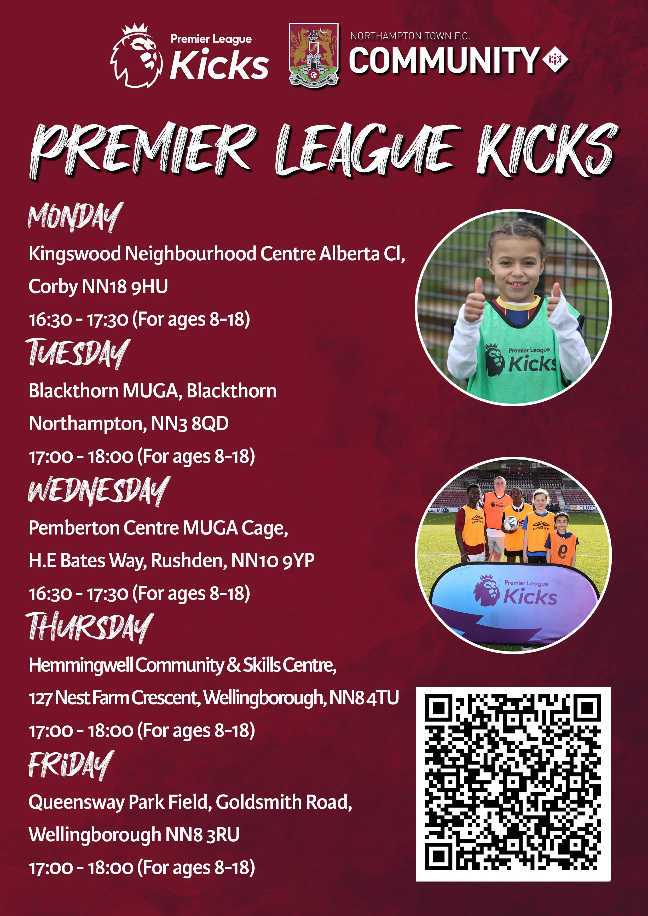 Premier League Kicks — Northampton Town FC Community Trust