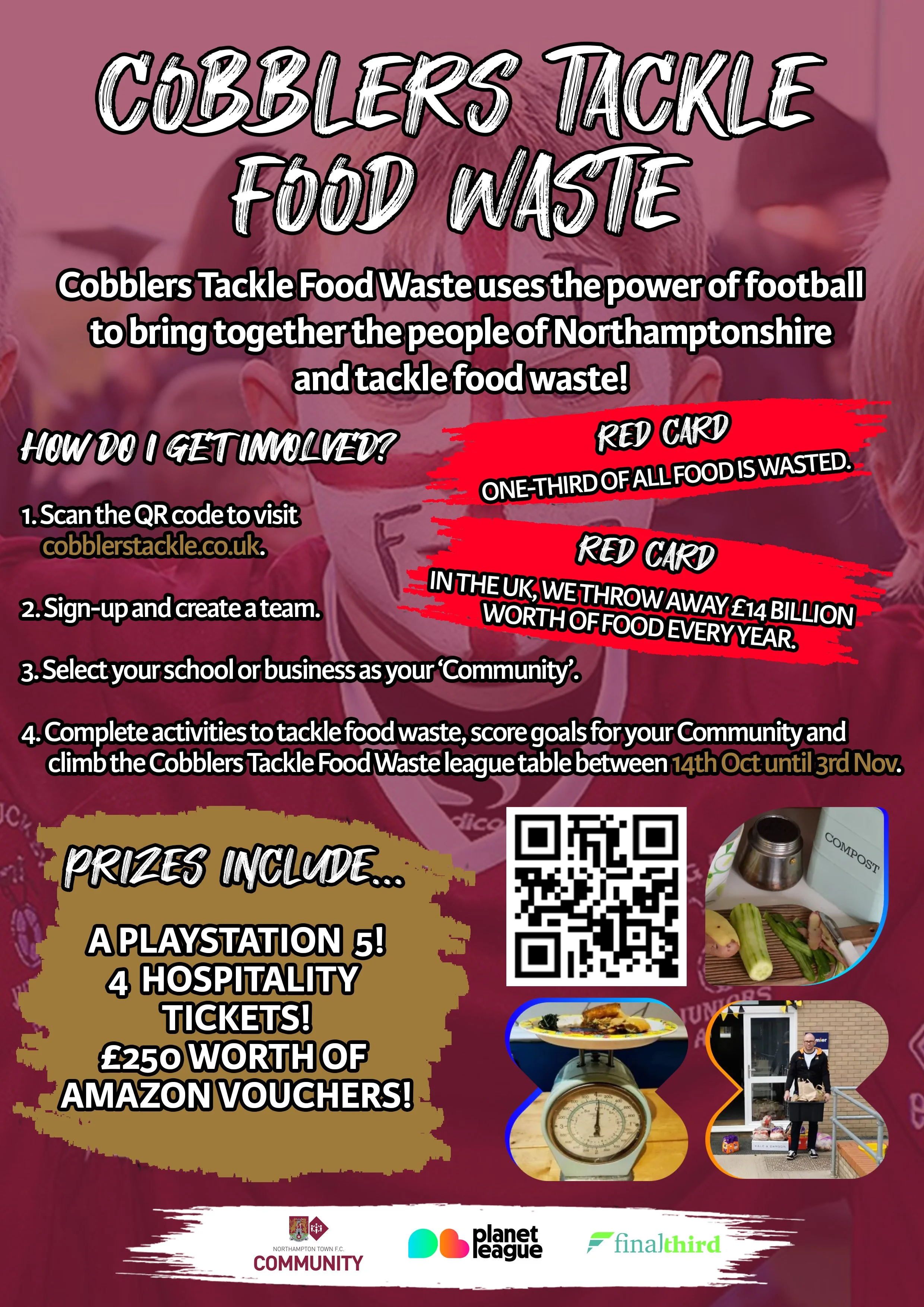 Cobblers Tackle Food Waste — Northampton Town FC Community Trust