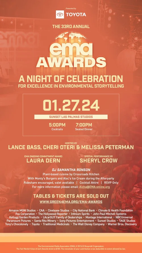 33rd EMA Awards — Environmental Media Association