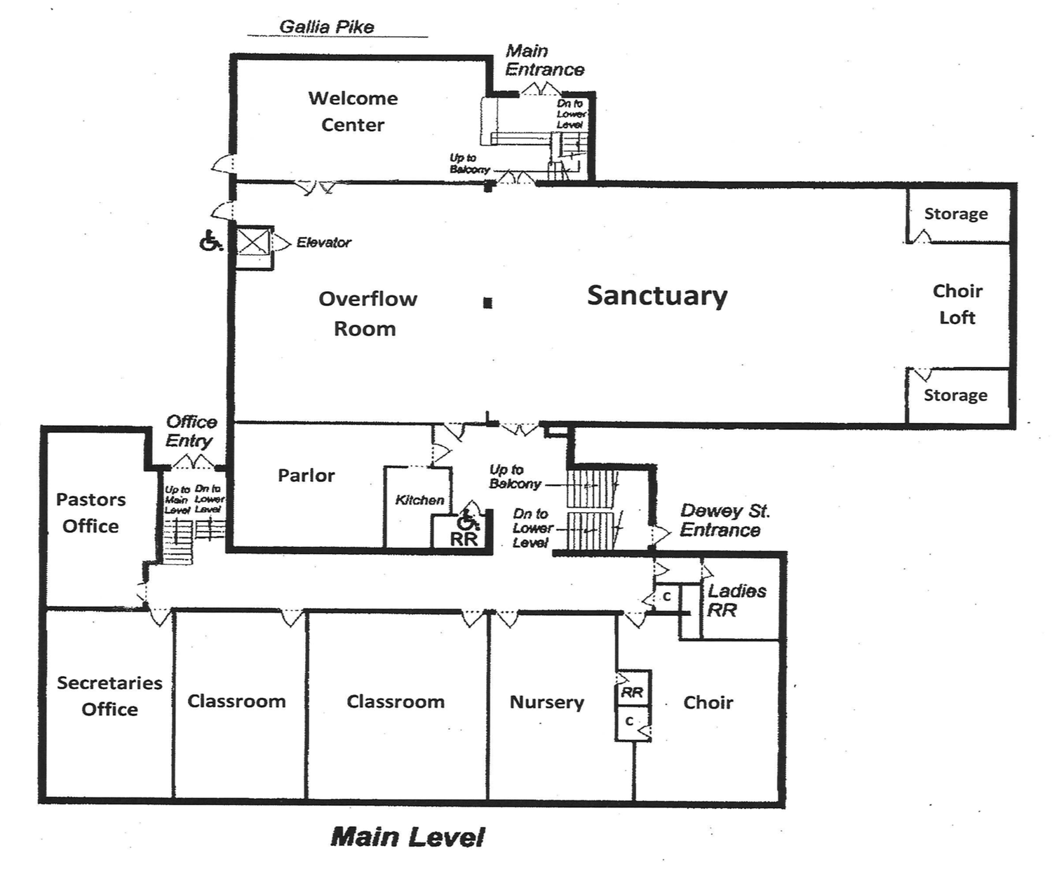 Building Map — Wheelersburg Methodist Church