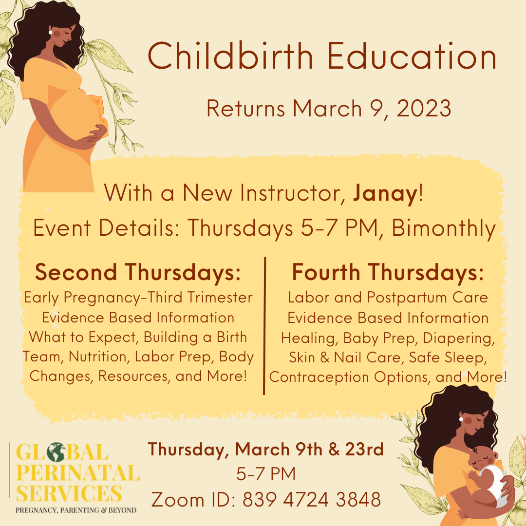 GPS Calendar — Global Perinatal Services