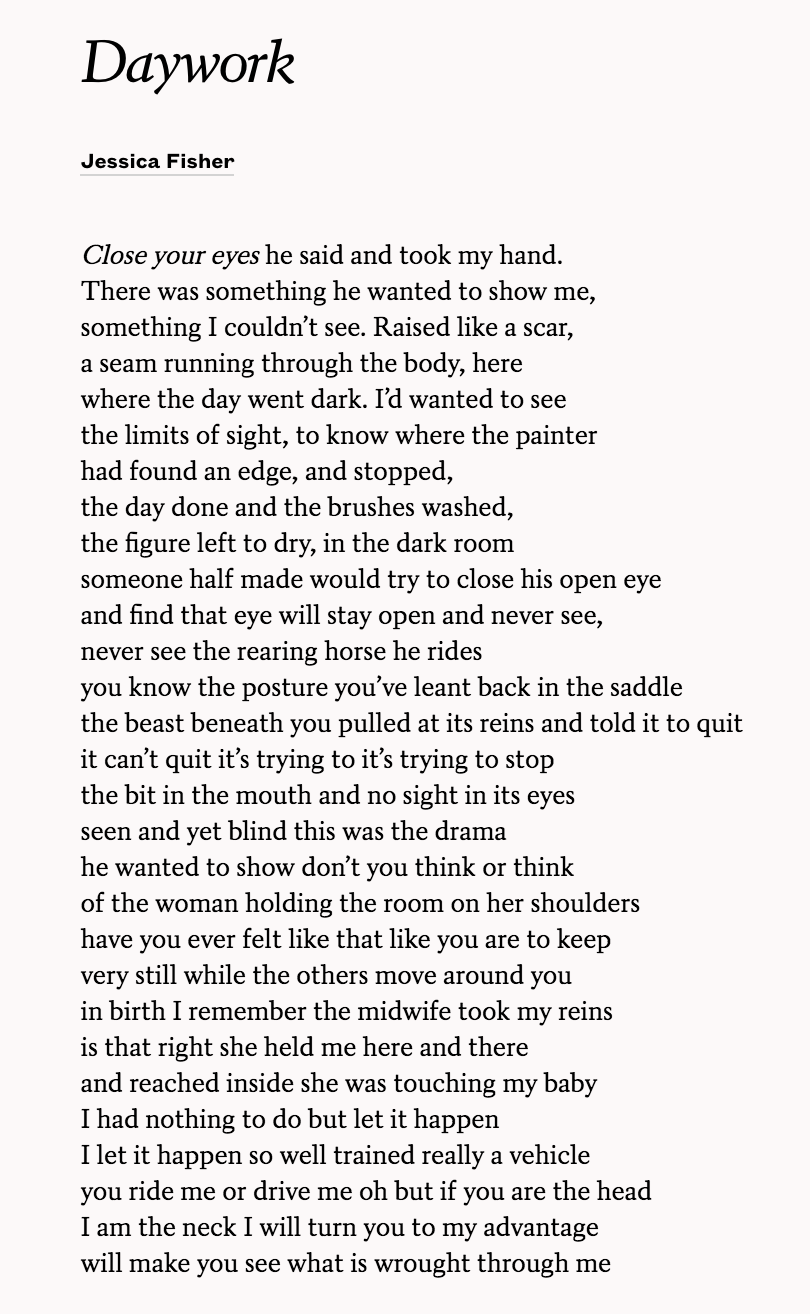 Poems — Jessica Fisher