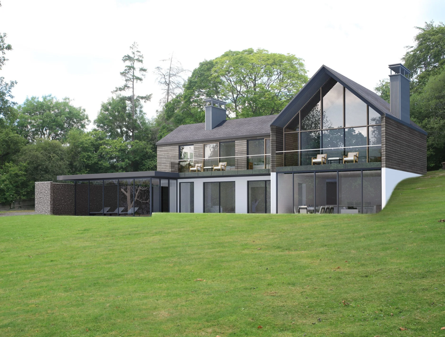 Contemporary Family New Home Build in Surrey — Point Three Design