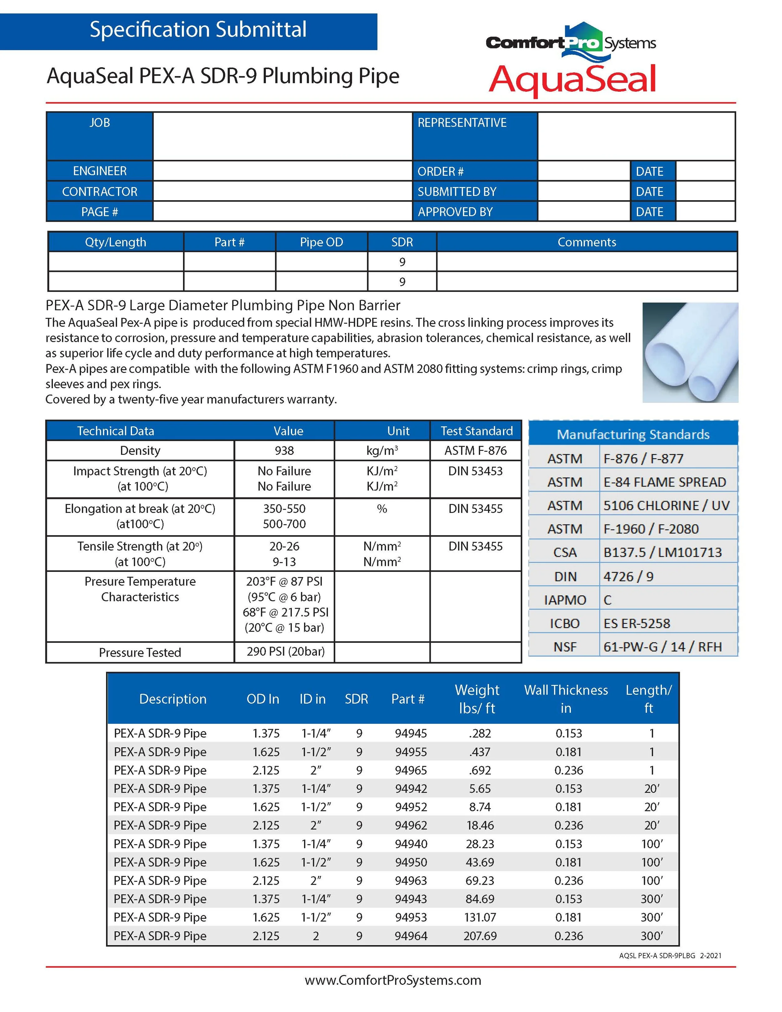 AquaSeal — Comfortpro Systems