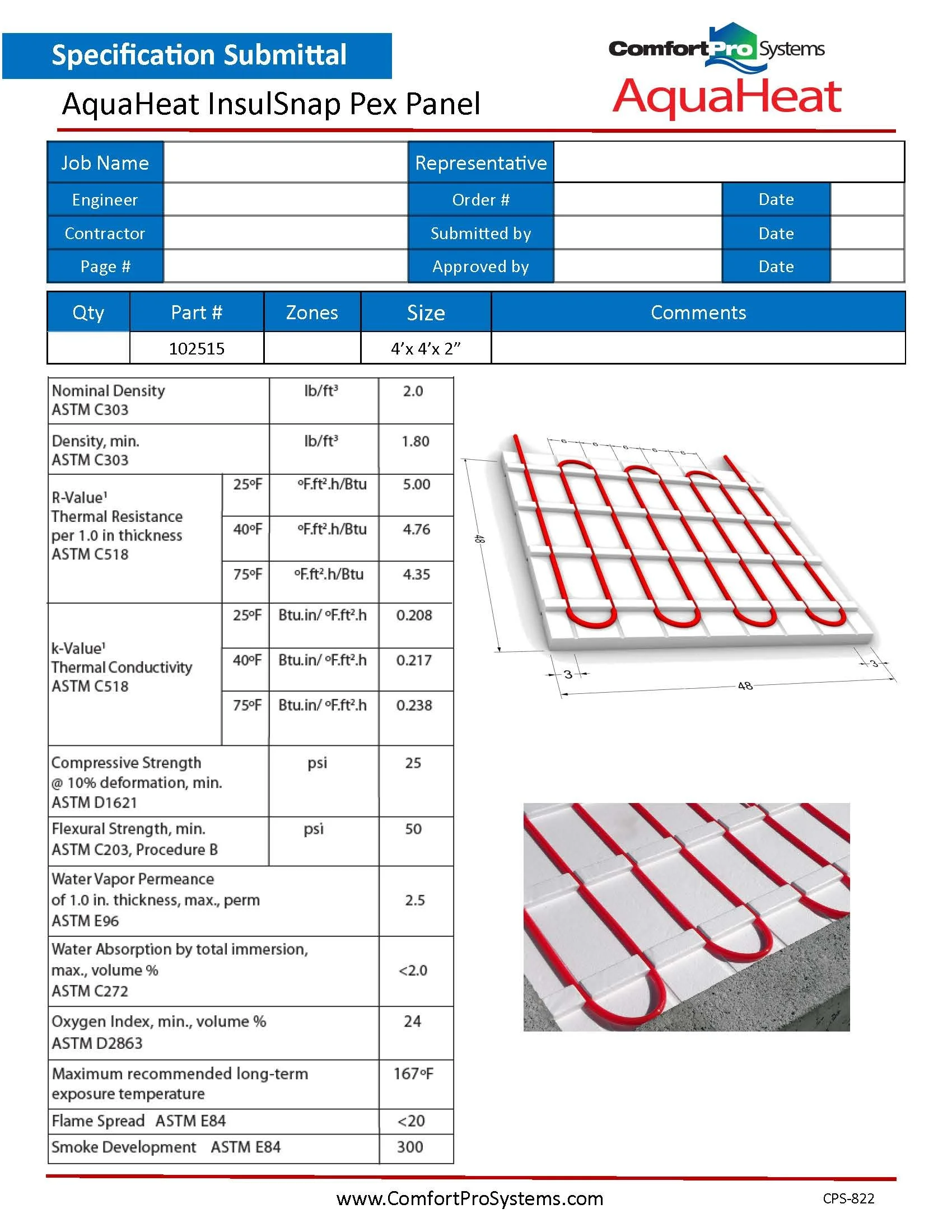 Submittals — Comfortpro Systems