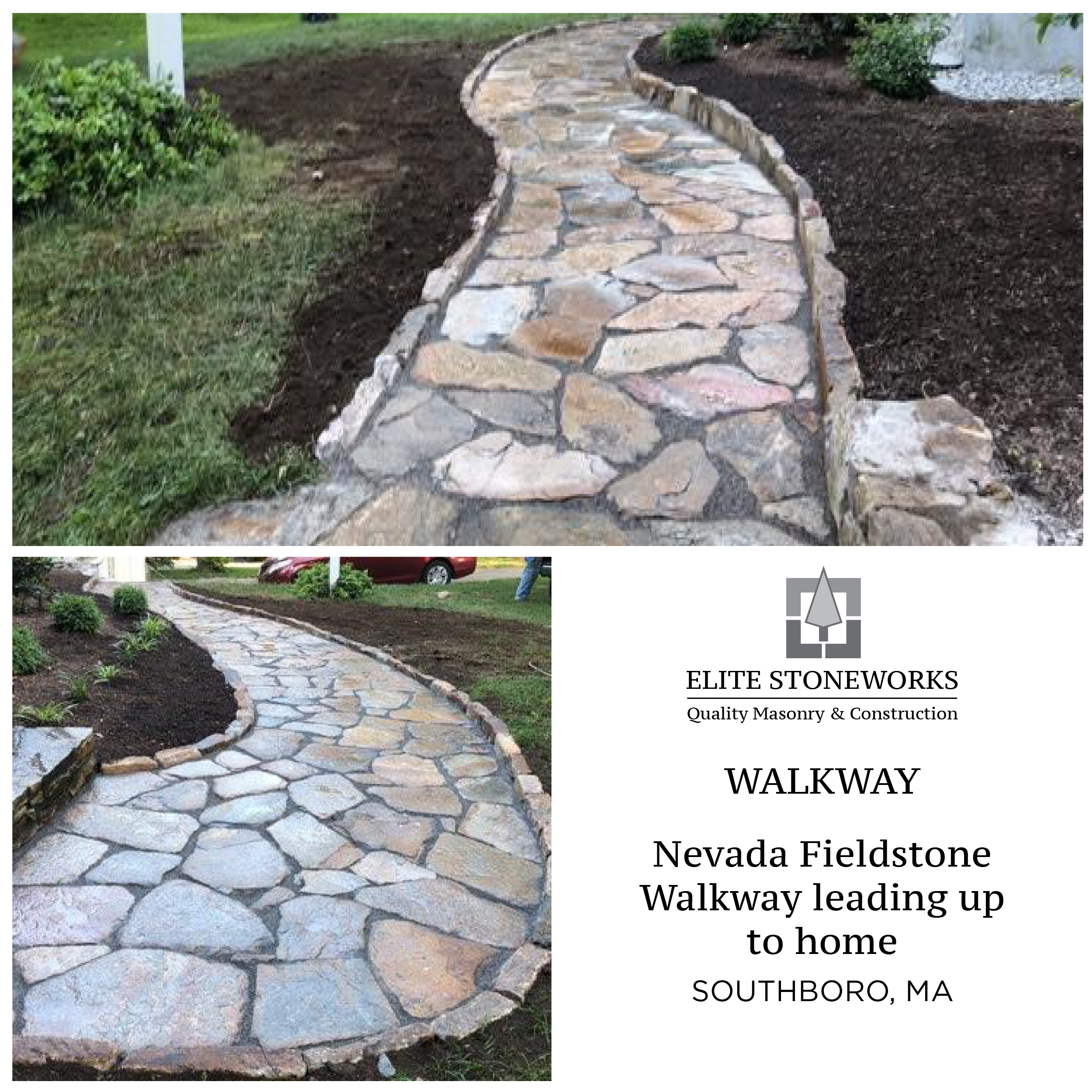 Hardscape: Granite, Bluestone, Paver Walkways by Elite Stoneworks ...