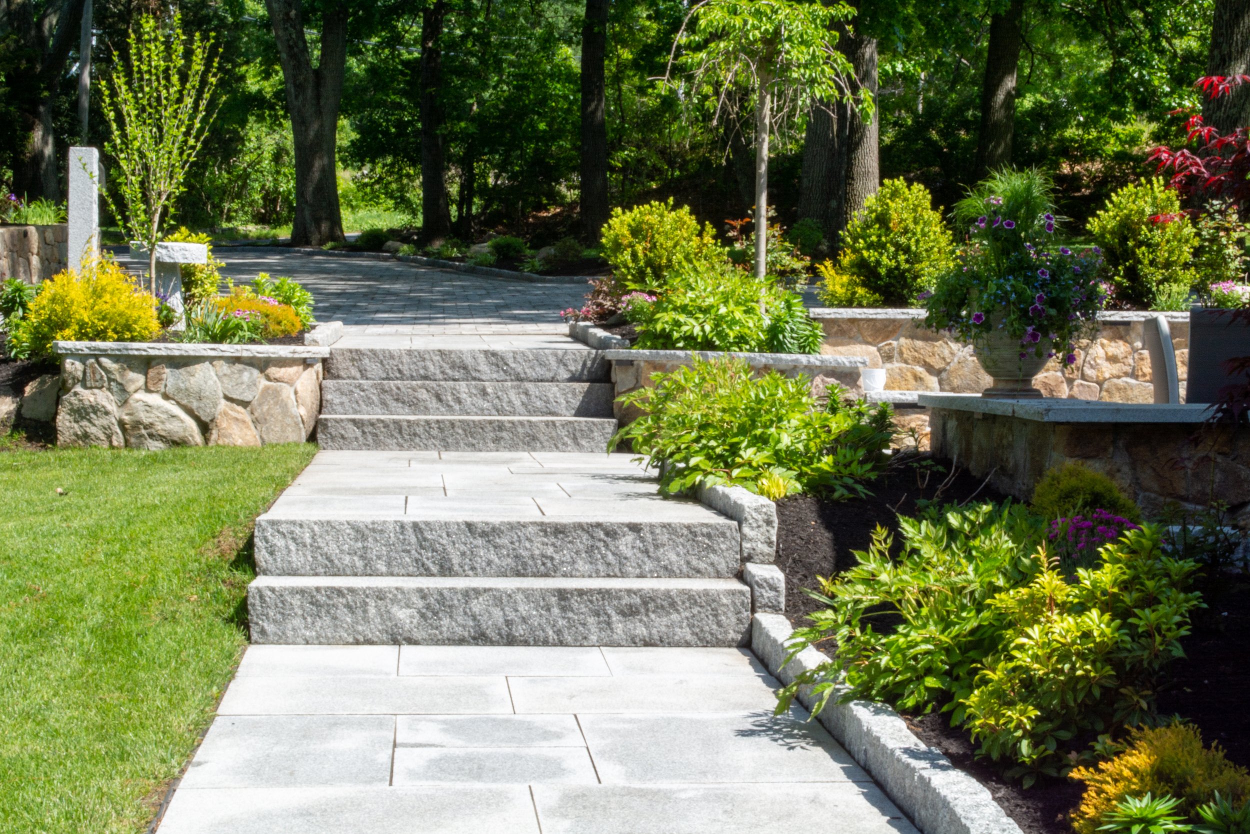 Hardscape: Granite, Bluestone, Paver Walkways by Elite Stoneworks ...