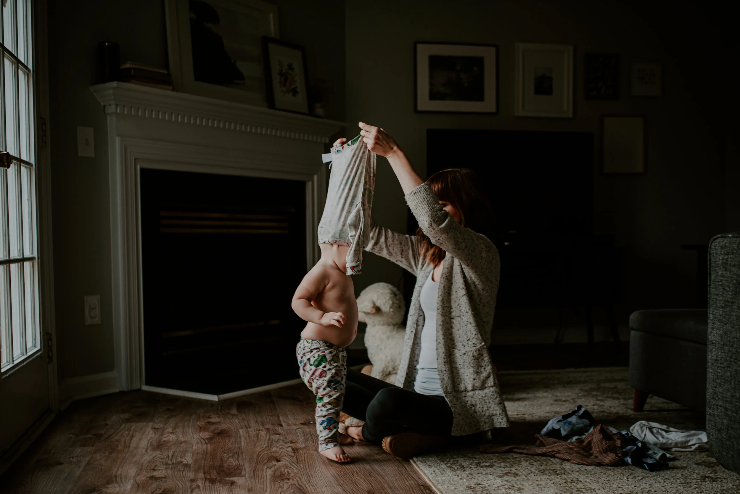 Burris Family | In-Home Family Session Raleigh Photographer — Joanna ...