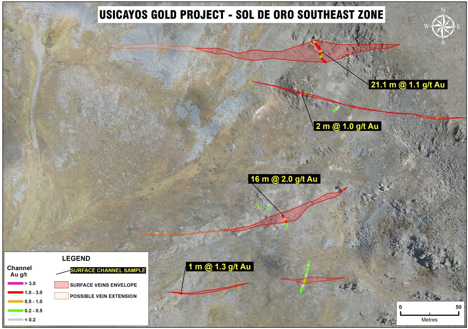 Palamina Returns 5.1 g/t Gold Over 4 Metres at Surface & 15.4 g/t Gold ...