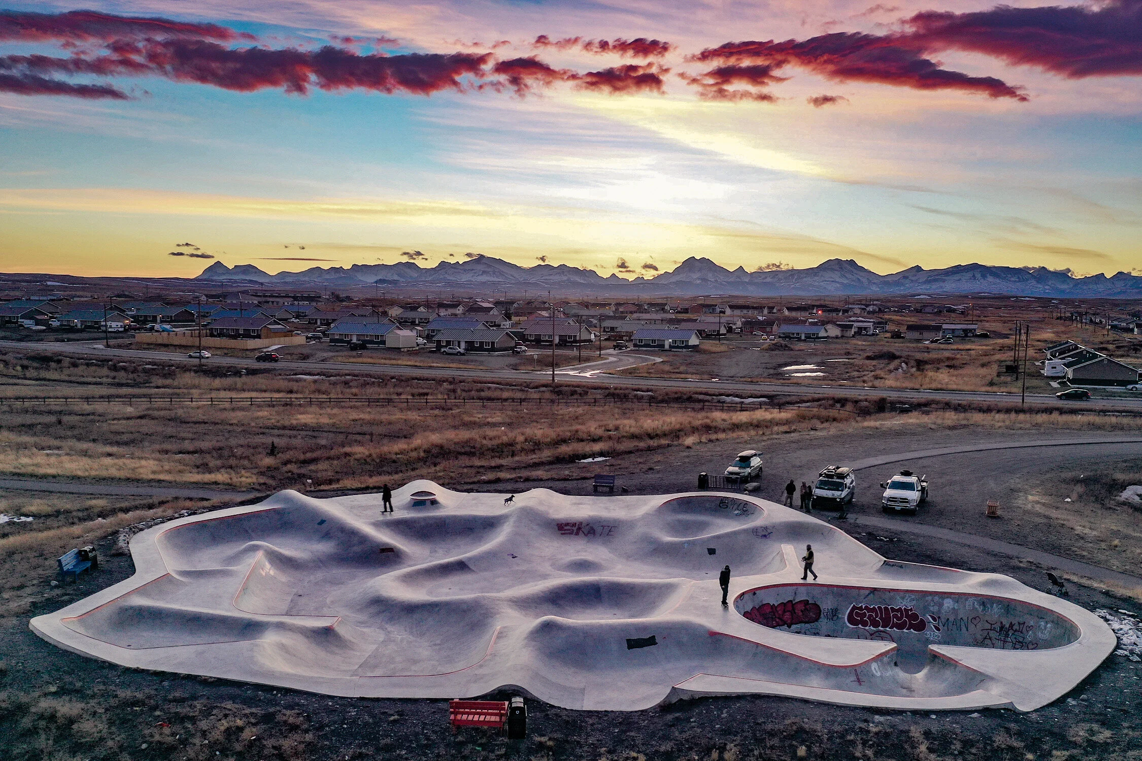 Evergreen Skateparks — Thunder Park, Browning, Montana
