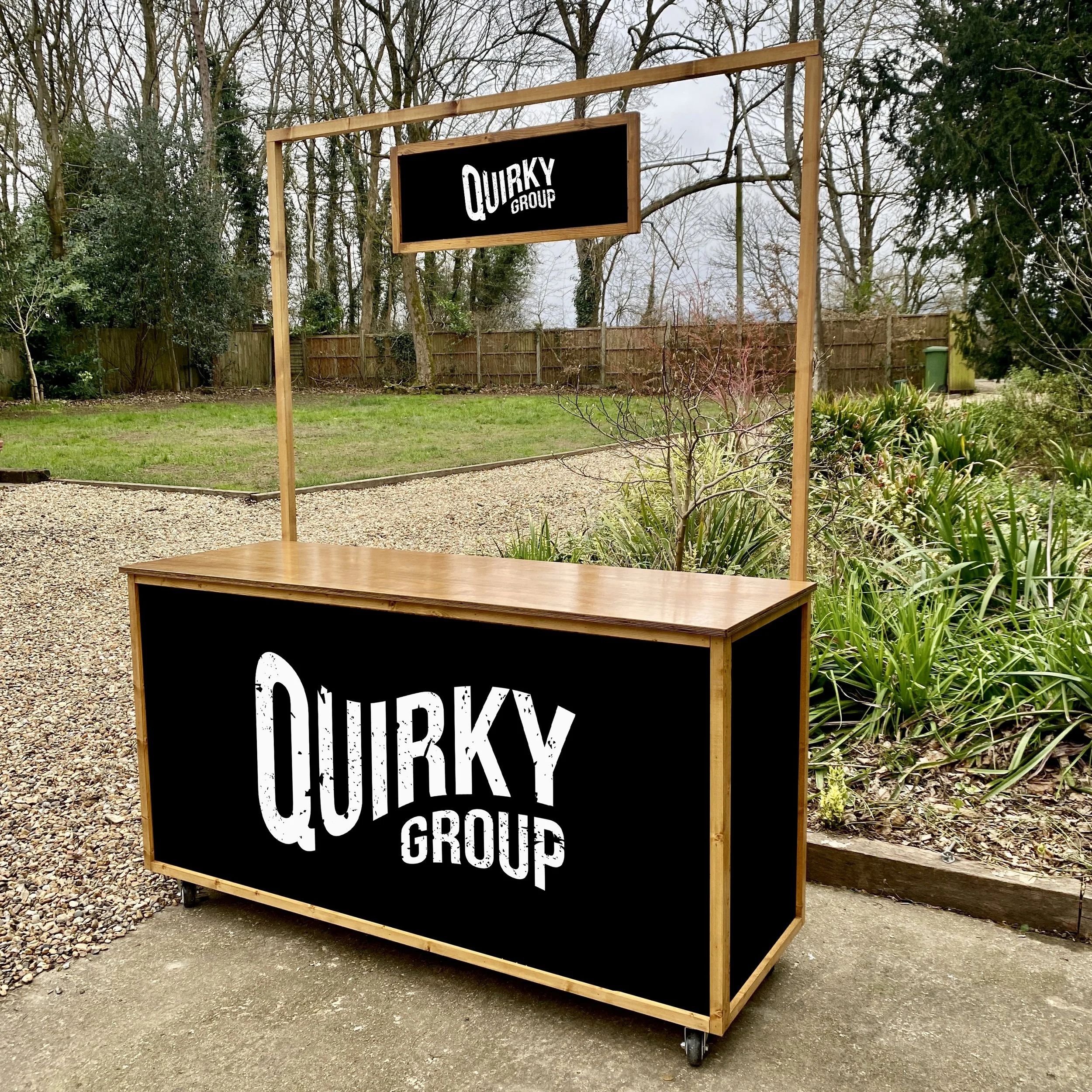 Fully Branded Market Stall Hire | Quirky Group