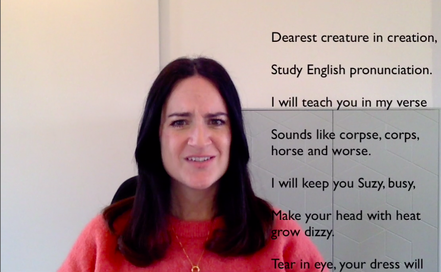 The Chaos – English Pronunciation Poem — Miss English