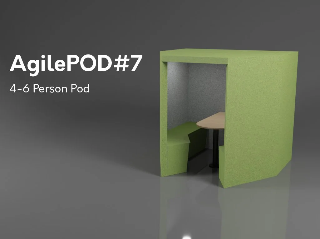 AgilePOD | 4 Person Pop-Up and Powered Acoustic Office Pods | Agile ...