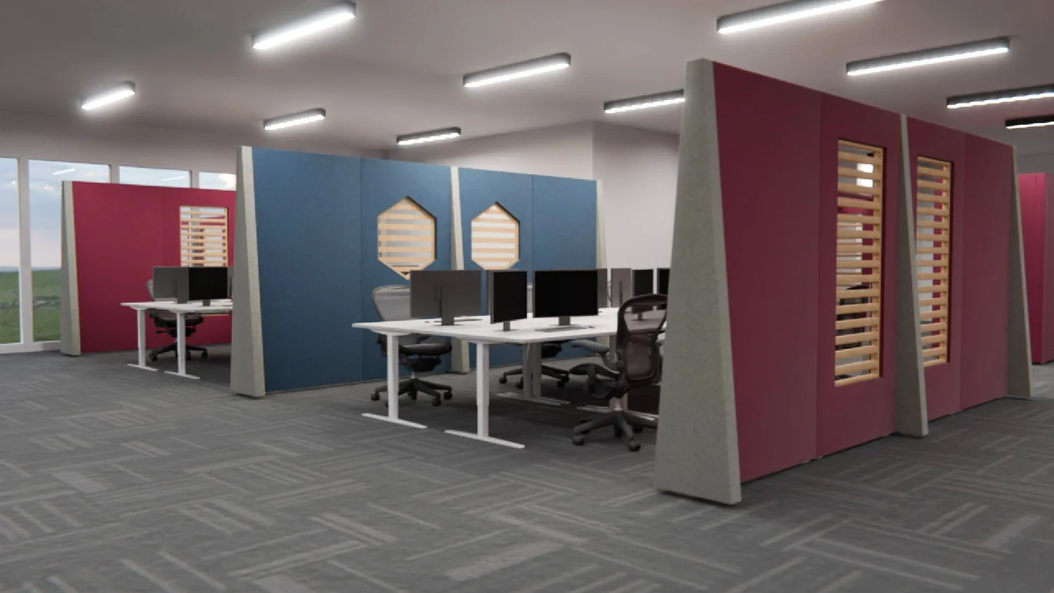 Modulise acoustic modular screens by AgileAcoustics — AgileAcoustics