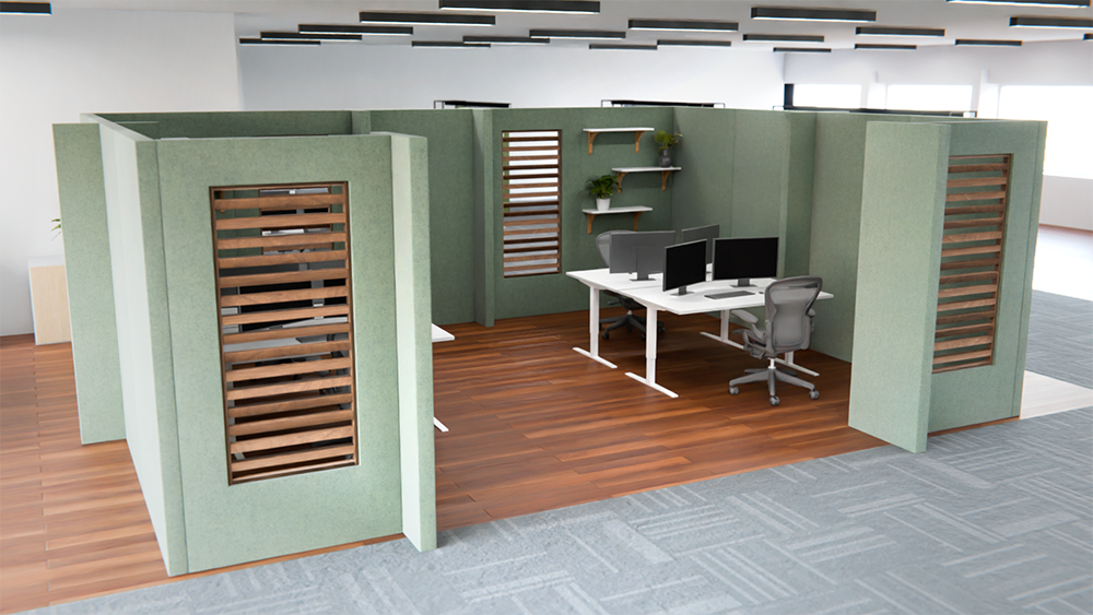 Modulise acoustic modular screens by AgileAcoustics — AgileAcoustics