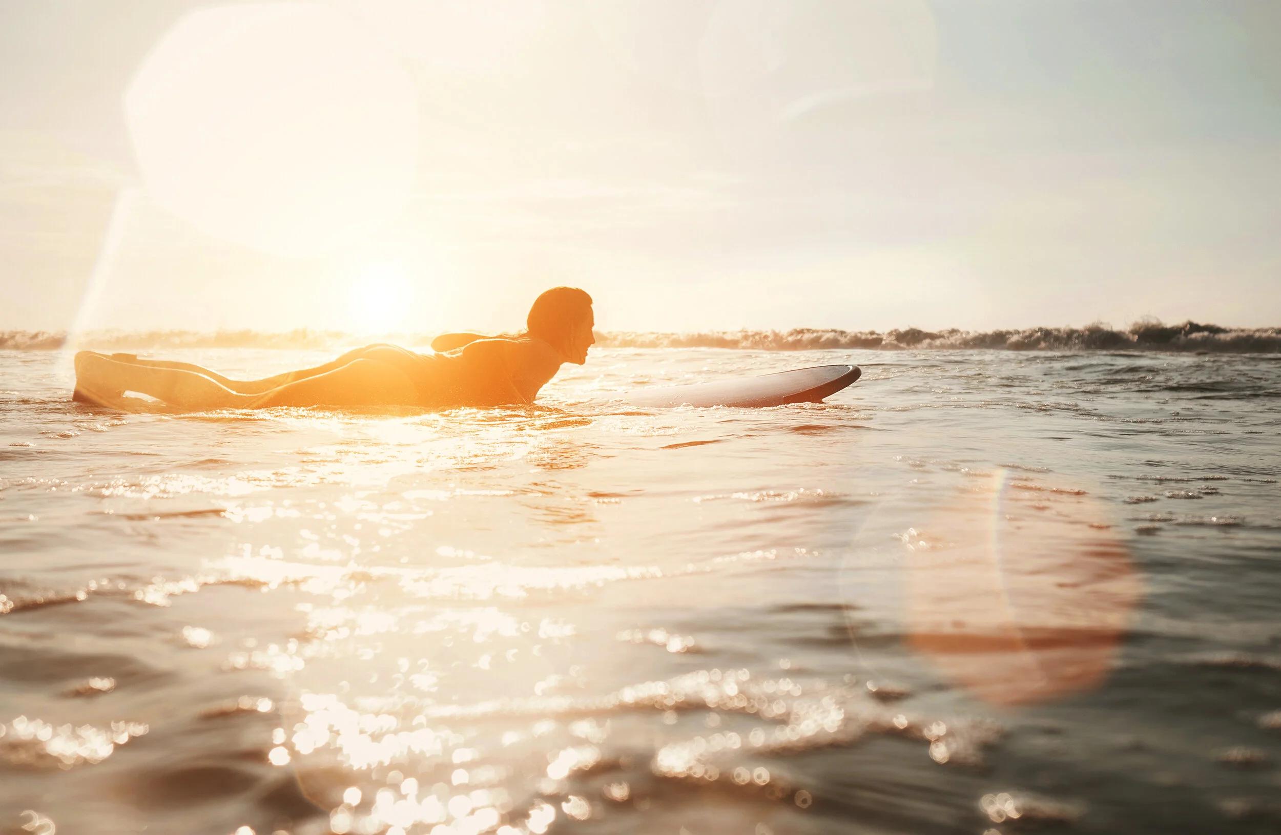 Lower back pain during surfing — Sweat Tears and the Surf