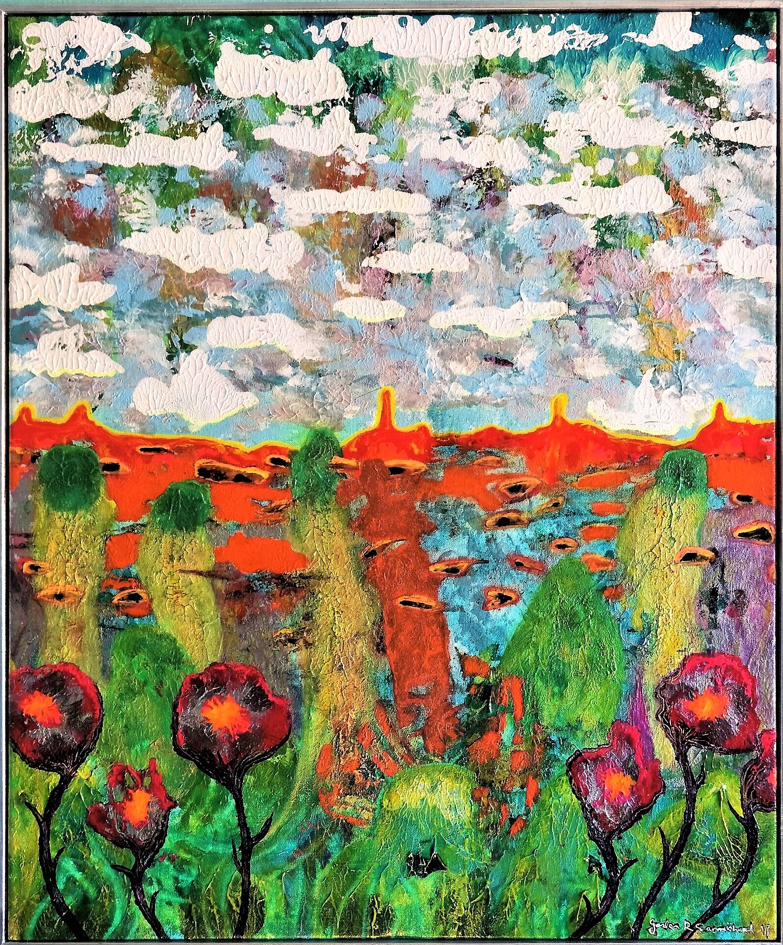 Australian artist and abstract painter Gordon Carmichael