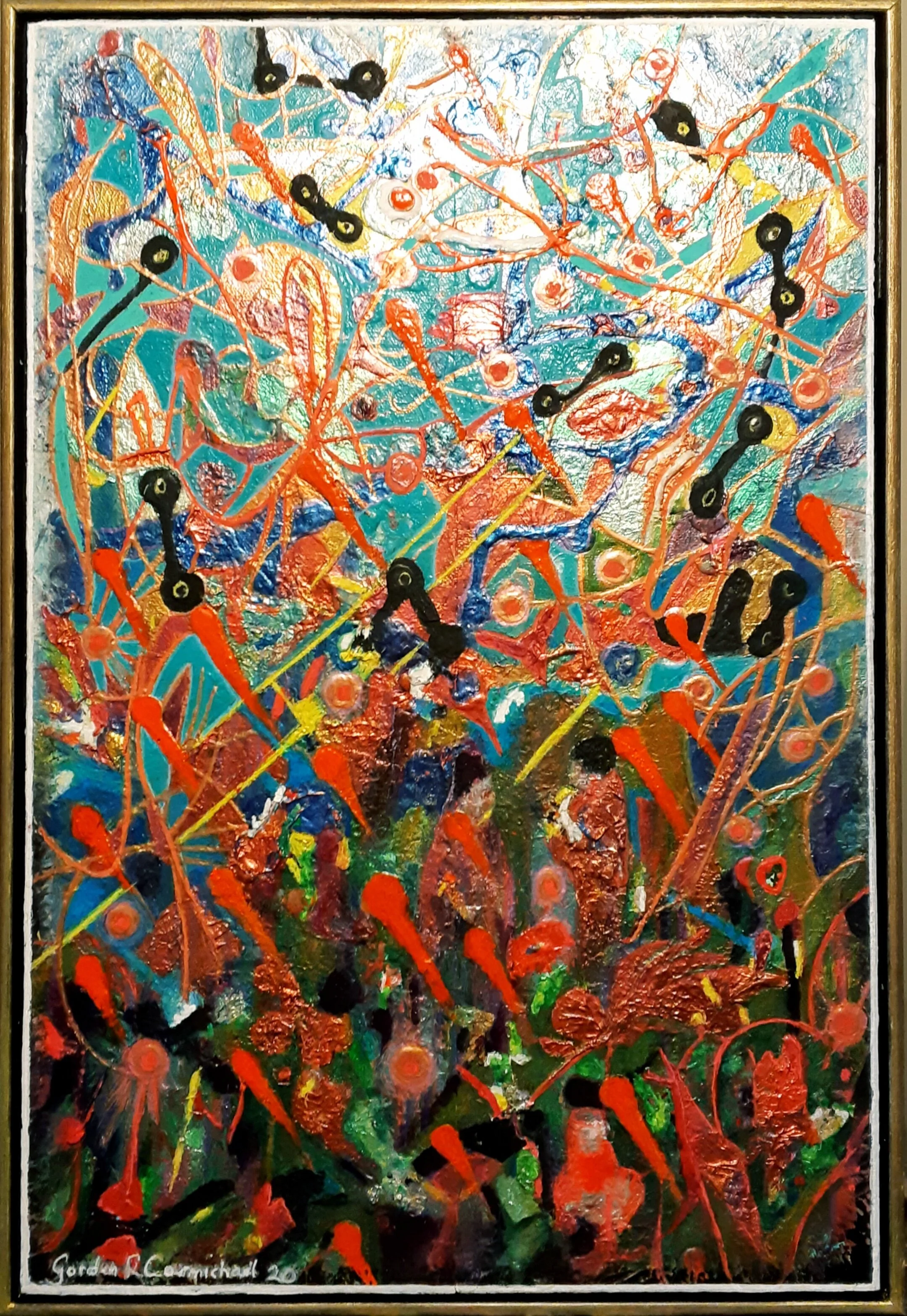 Australian artist and abstract painter Gordon Carmichael