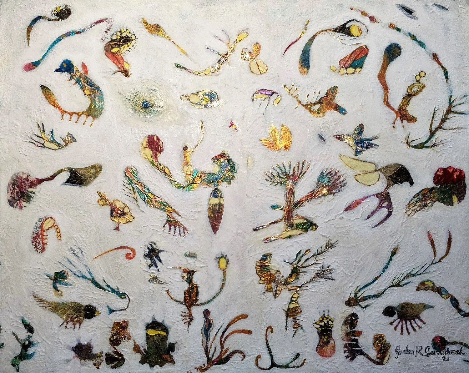 Australian artist and abstract painter Gordon Carmichael