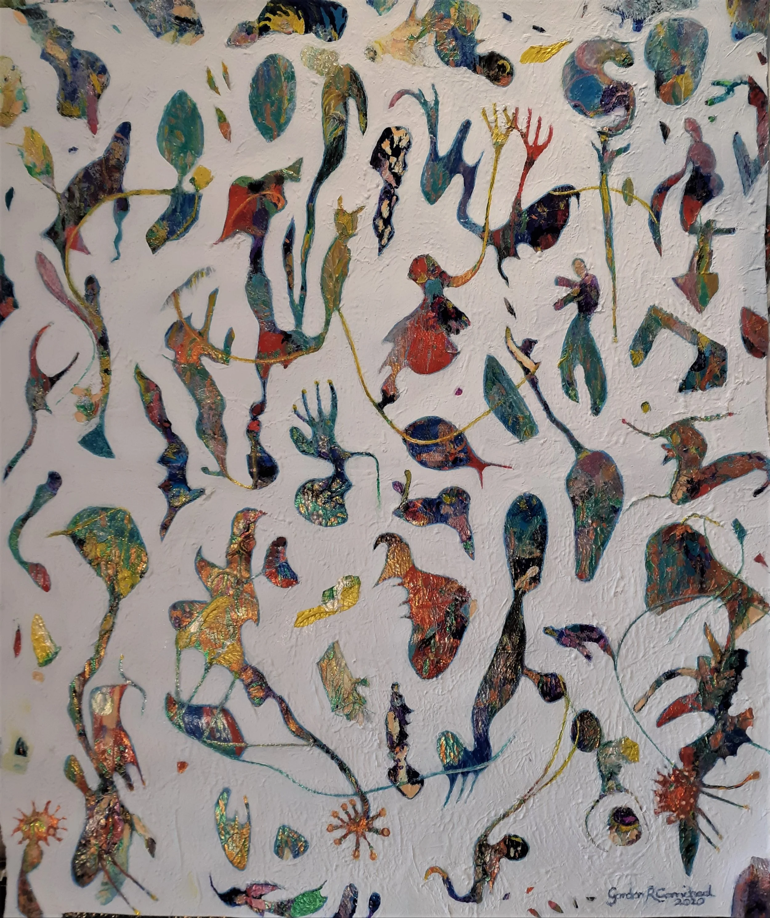 Australian artist and abstract painter Gordon Carmichael