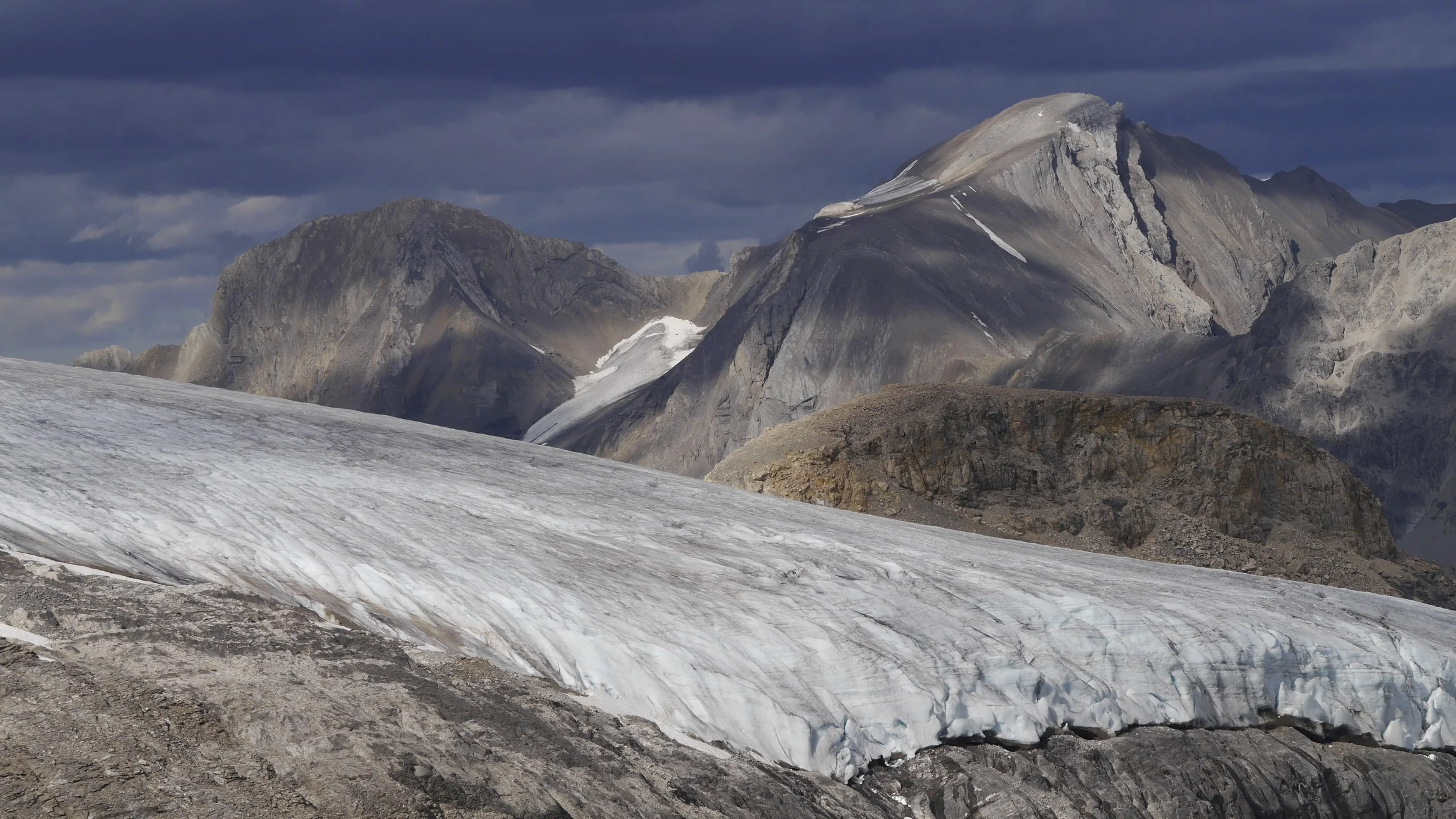 Mt. Brazeau and Maligne Lake in Jasper National Park in Alberta, Canada ...