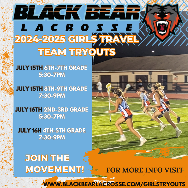 Girls' Tryouts — Black Bear Lax LLC