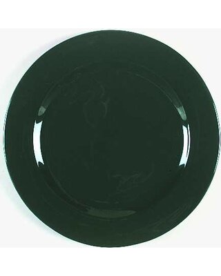Dark Green Glass Charger — Luma Designs