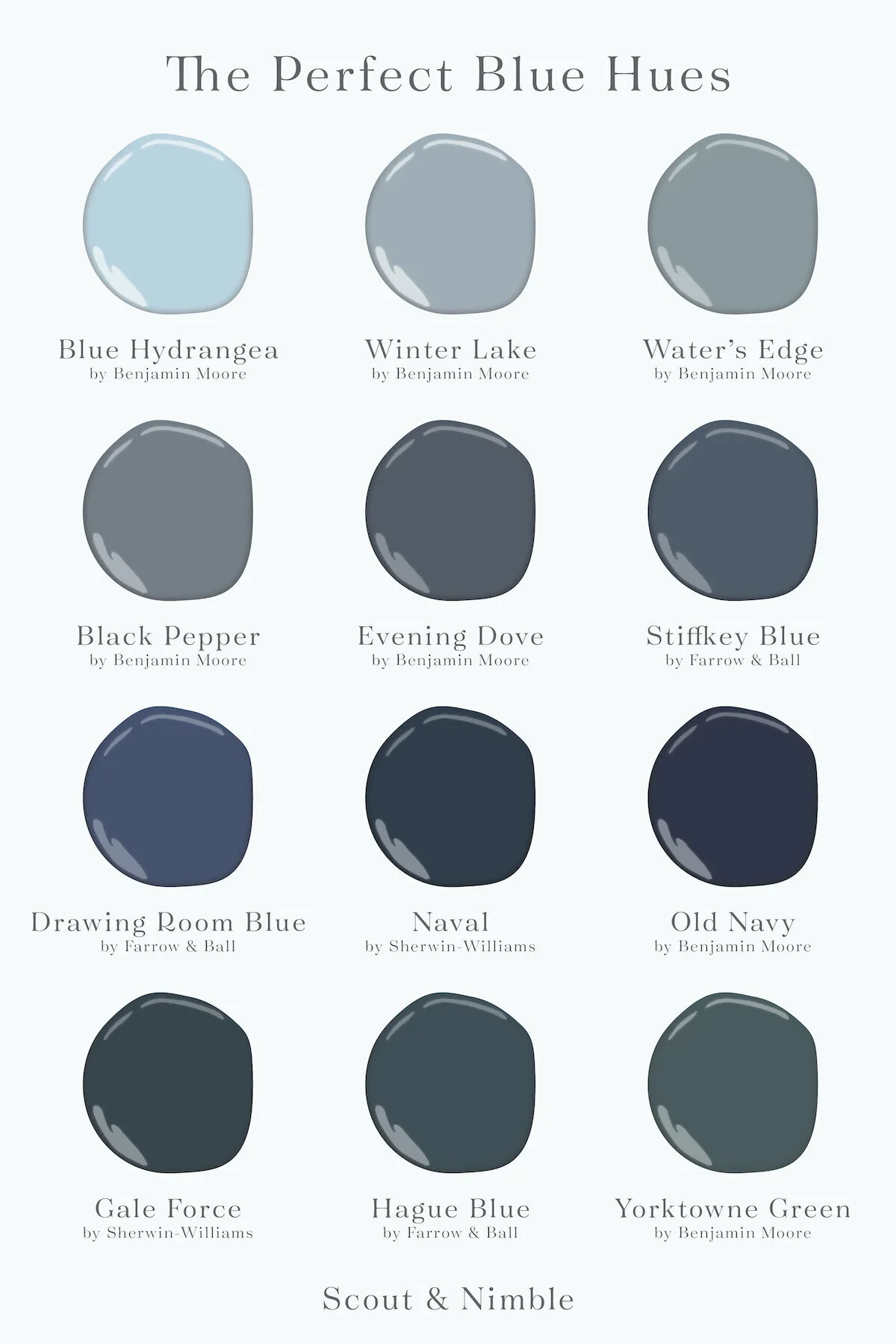 Best Benjamin Moore Blue Paint Colors For Bedrooms | Homeminimalisite.com