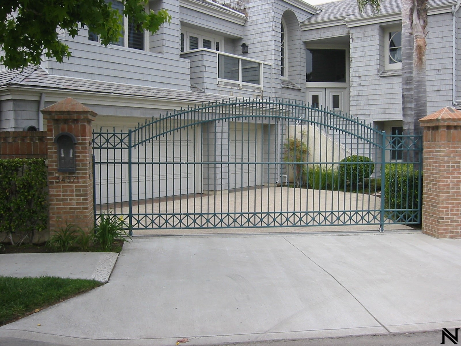 Ornate Driveway Gates — Ornamental Iron Works - Naddour's Custom Metalworks