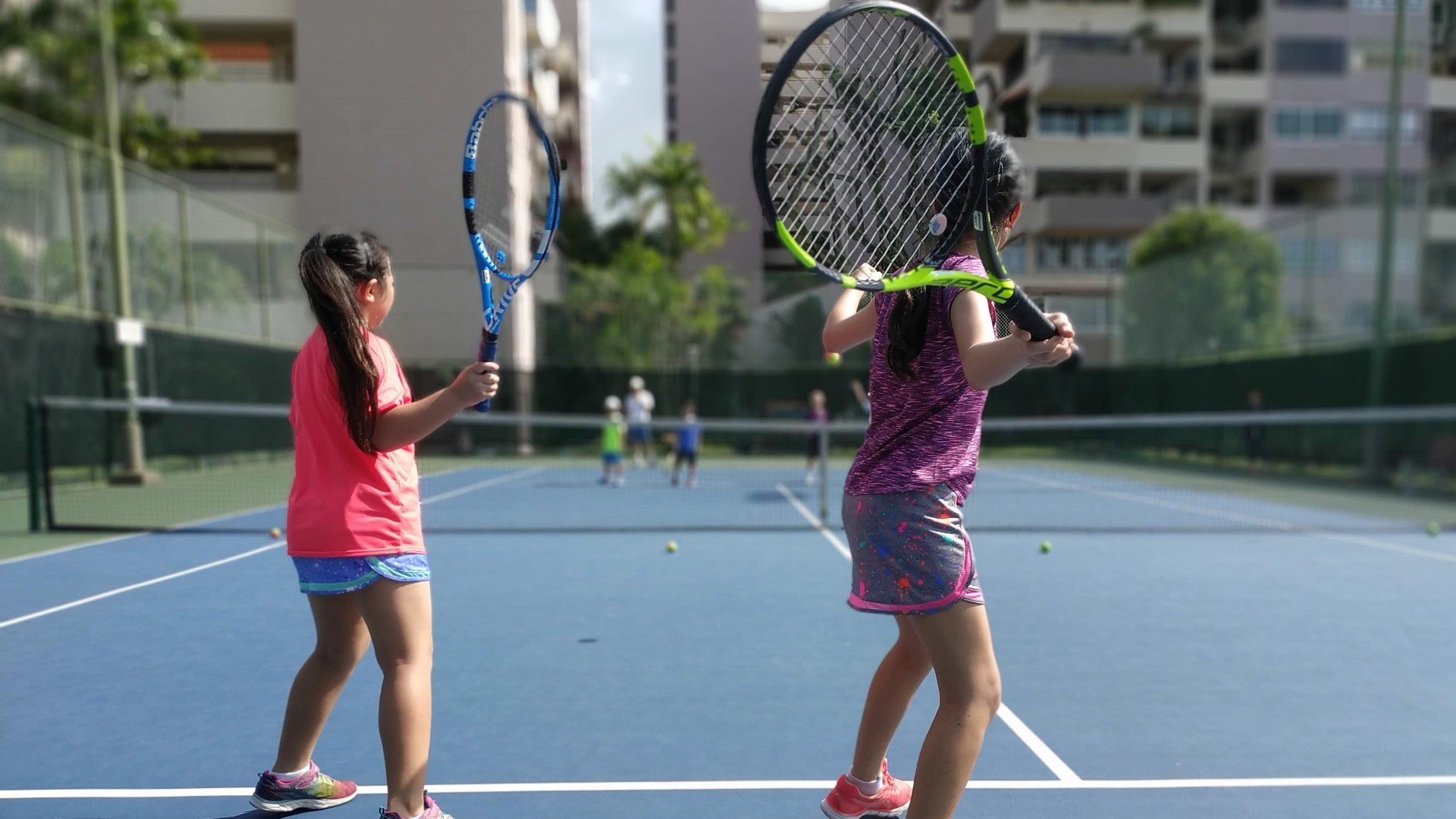 Kids Group Tennis Lessons Singapore | Tennis Coach Singapore