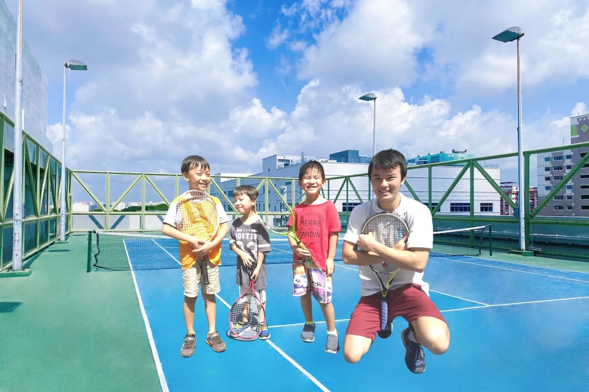 Kids Group Tennis Lessons Singapore | Tennis Coach Singapore