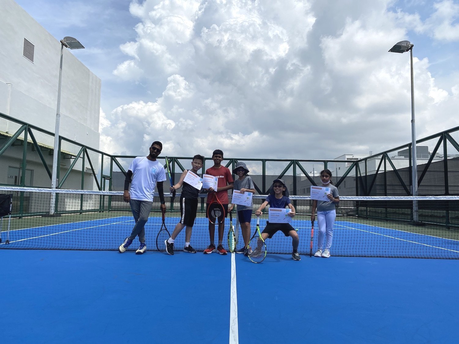 Kids Group Tennis Lessons Singapore | Tennis Coach Singapore