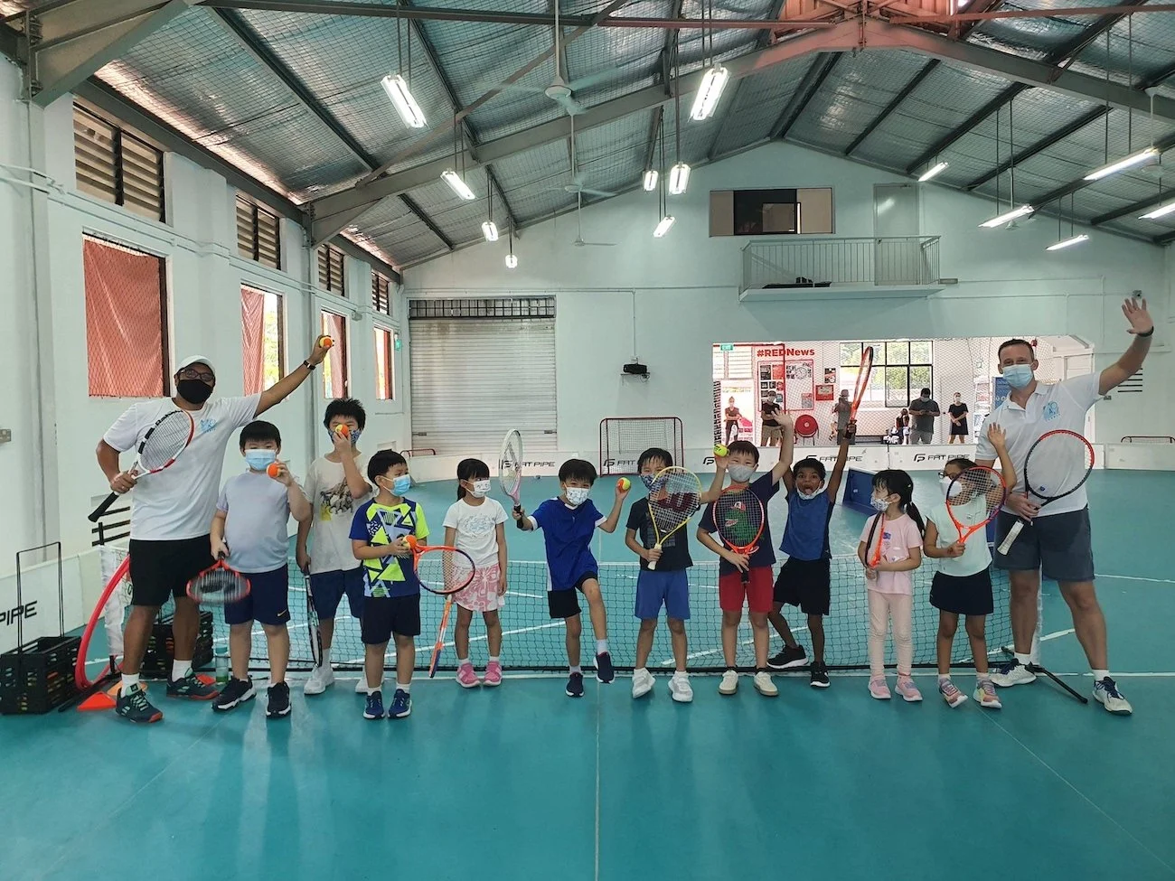 Singapore Indoor Tennis Court | Tennis Lessons Singapore