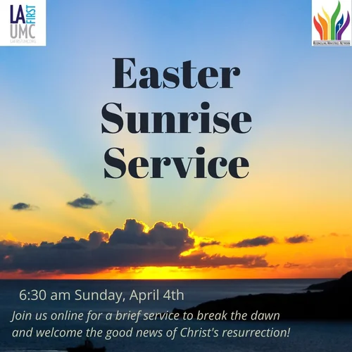 Order of Worship for the Easter Sunrise Service — Los Angeles First ...