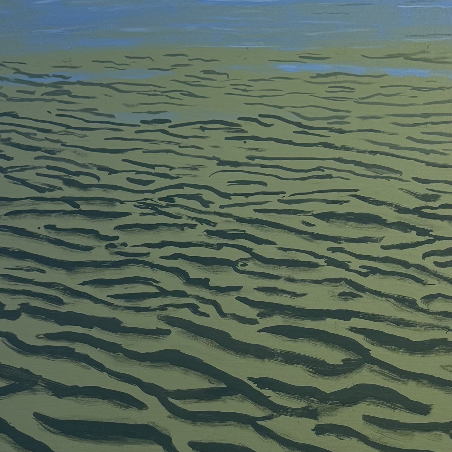 Artist Rick Matear's acrylic painting Sand Ripples at Aegean Designs ...