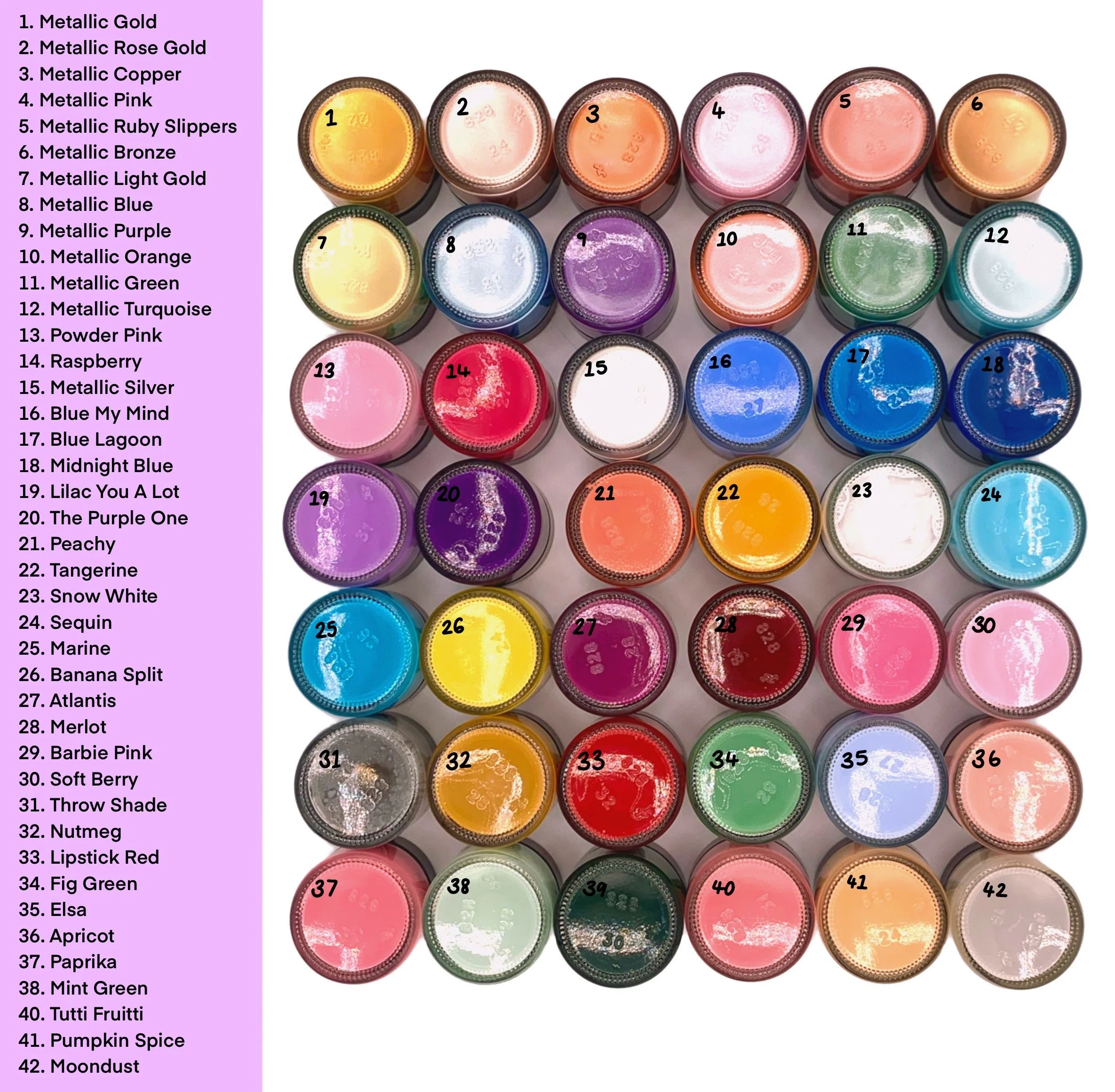 Every colour of modern calligraphy inks — Kate Illustrate