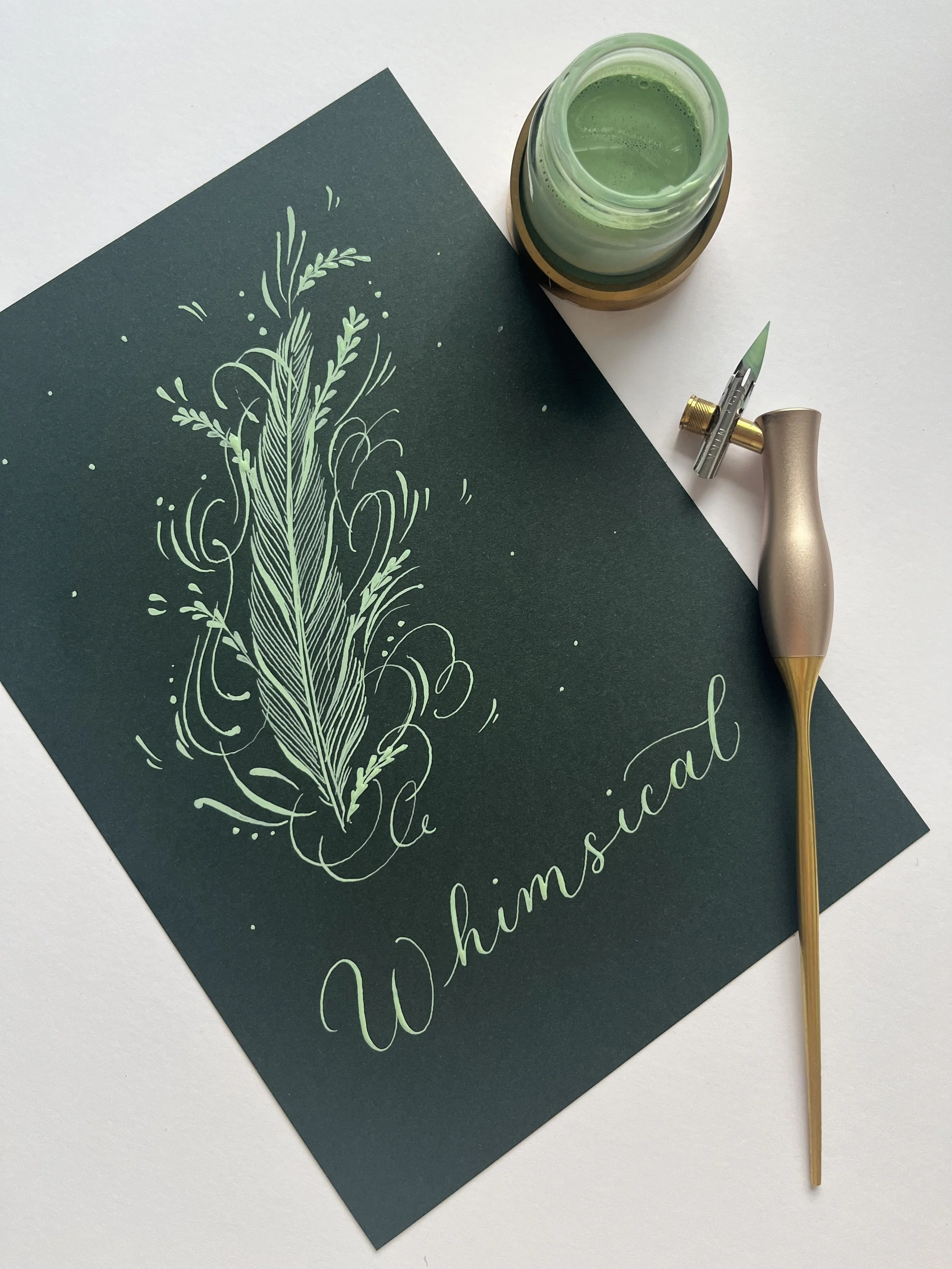 The Calligraphy Room — Kate Illustrate