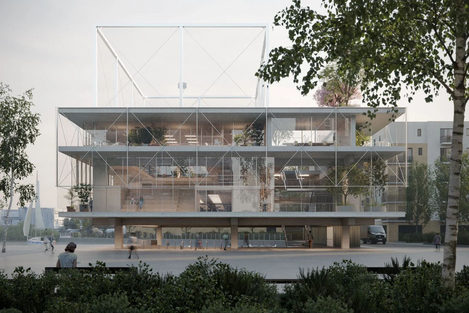 Southmere Village Library — Architecture 00
