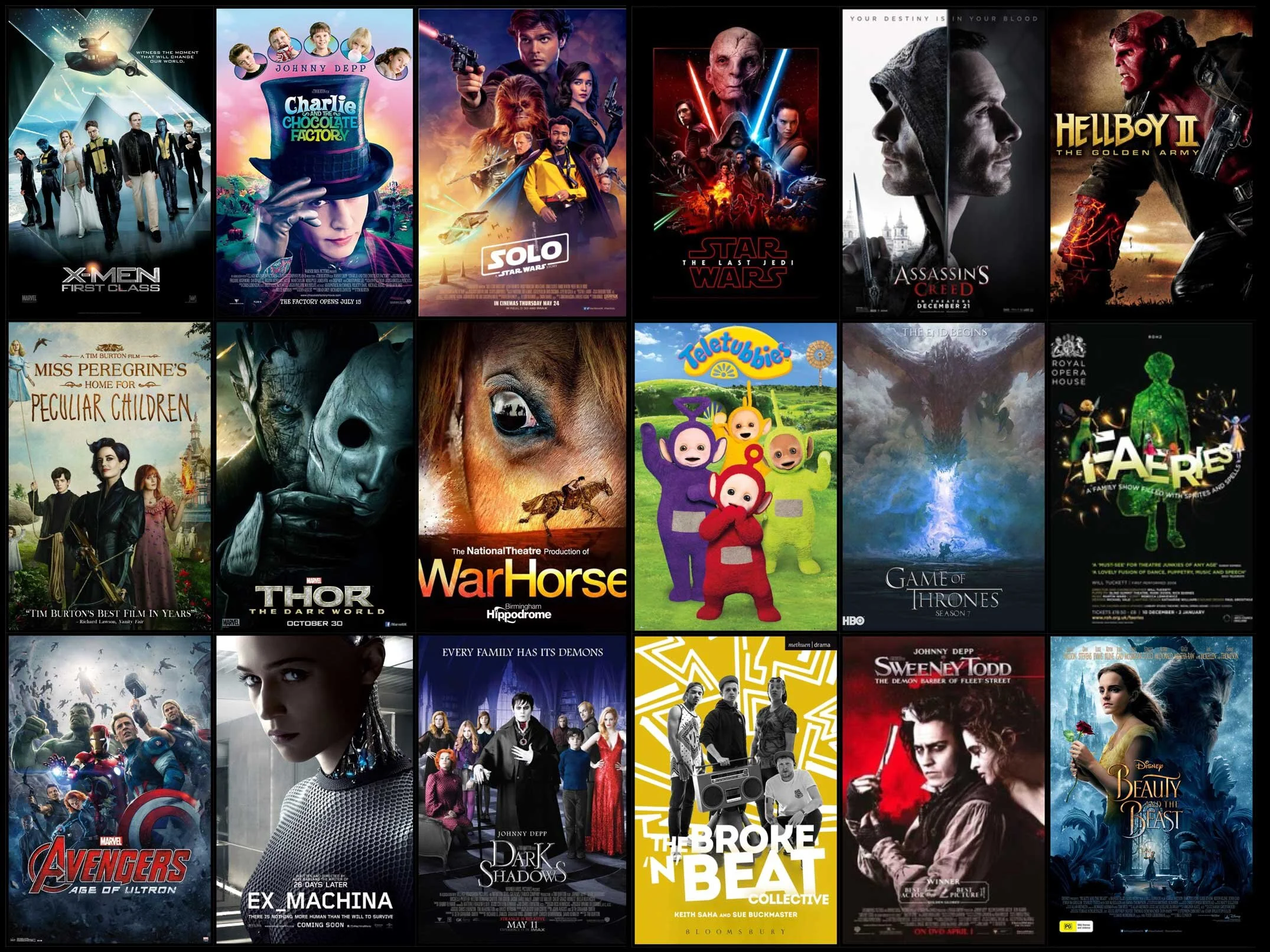 Movie Poster Collage