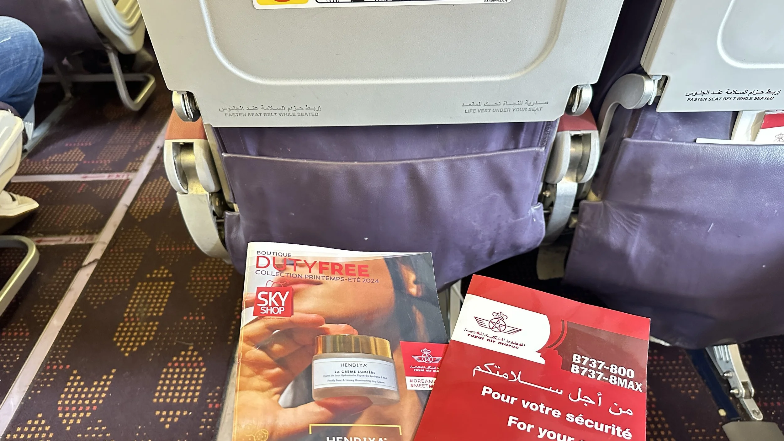 Royal Air Maroc Economy Class Review: AT955 (RAM955) Milan (MXP) to ...