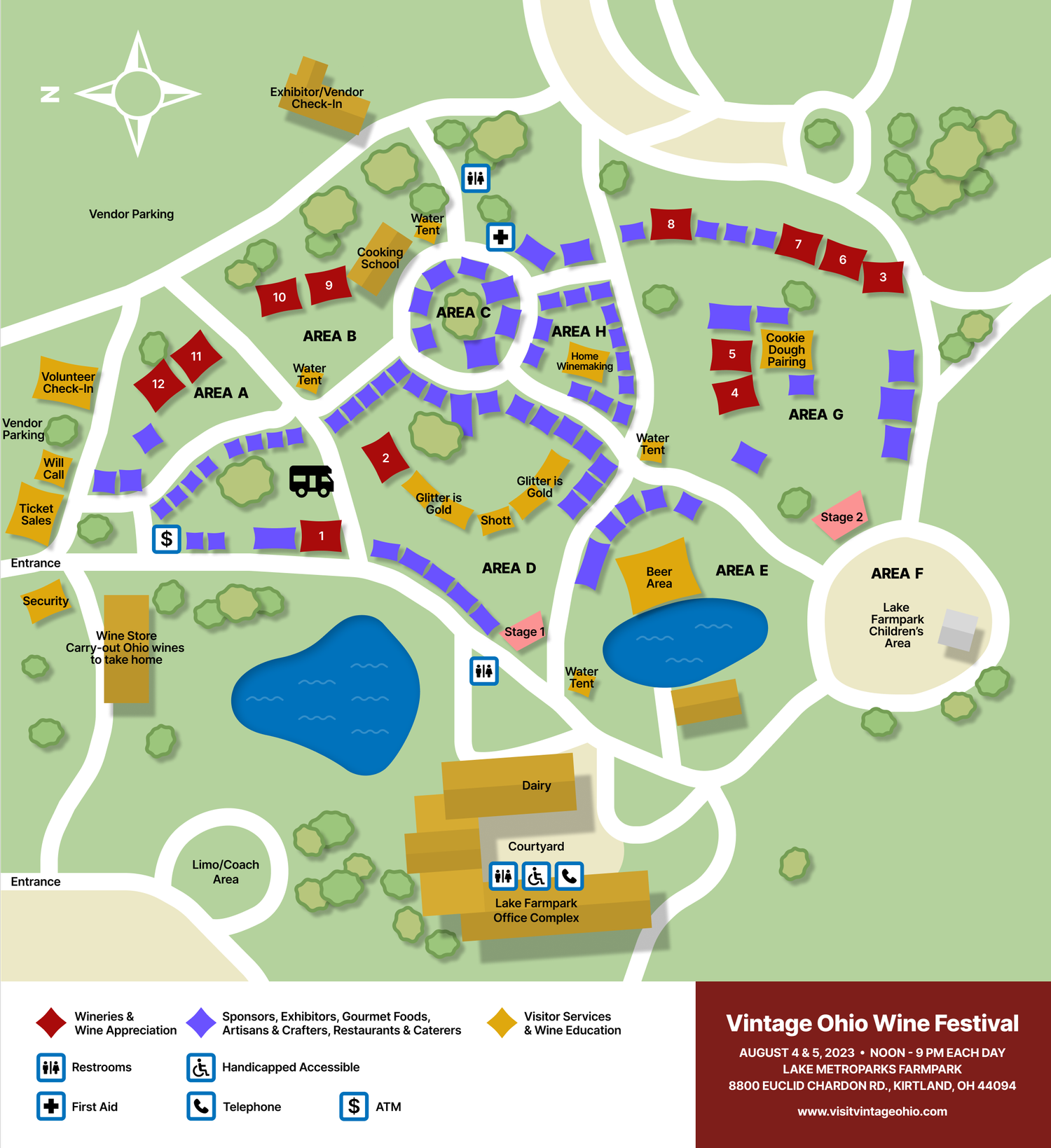 Map — Vintage Ohio Wine Festival